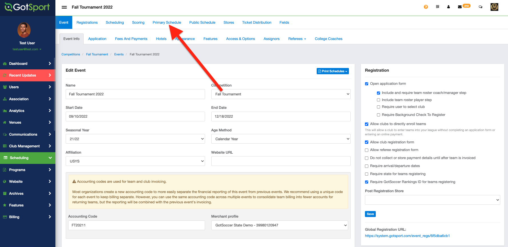 How to Export a Schedule